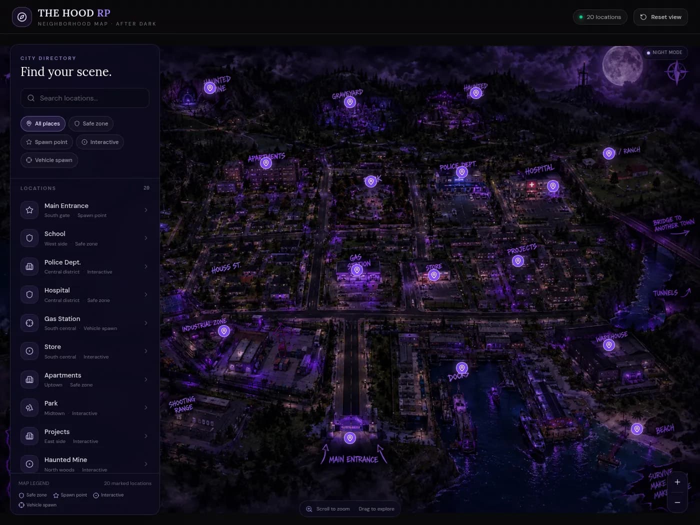 Hood Roleplay Map Viewer