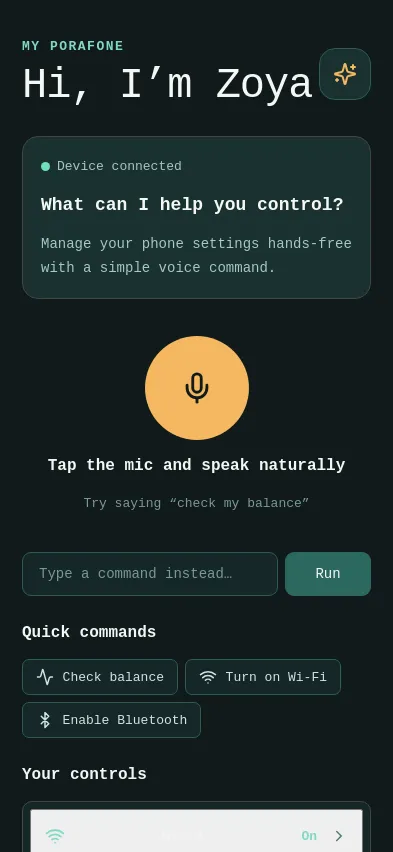 Zoya Voice Assistant