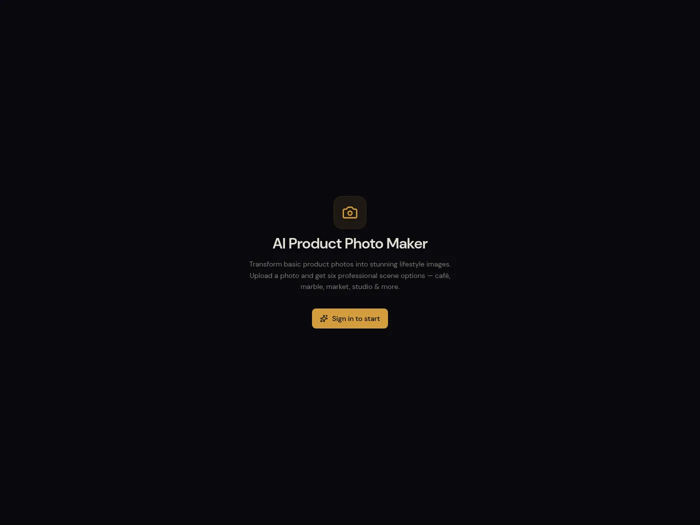 AI Product Photo Maker