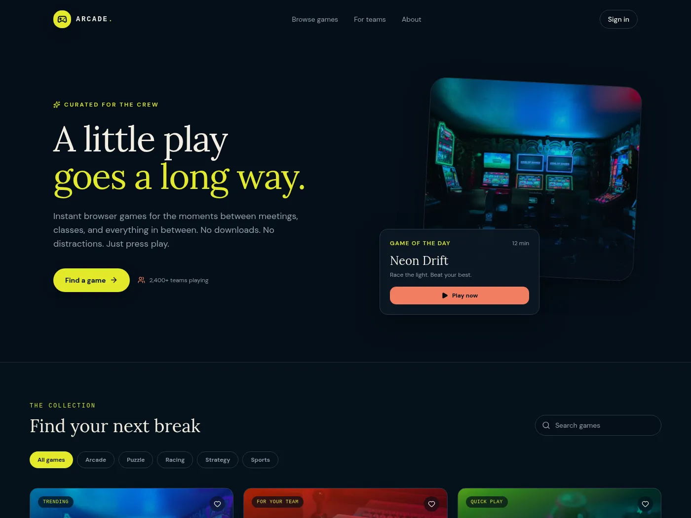 Unblocked Game Arcade
