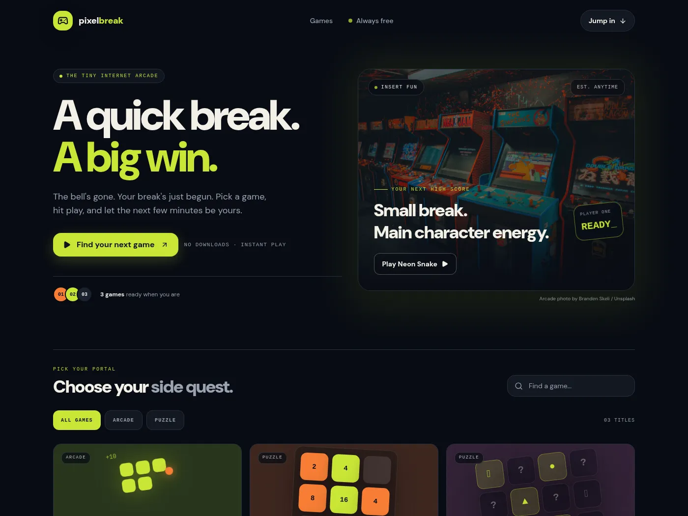 Unblocked Arcade Hub