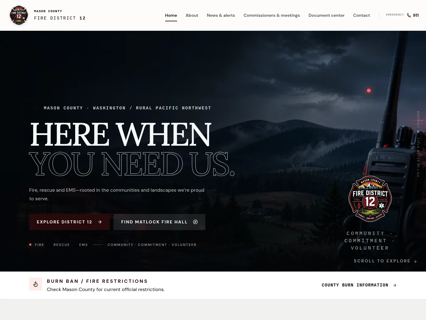 Mason Fire District 12 Site