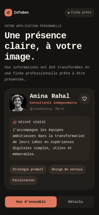 InfoGen Mobile App