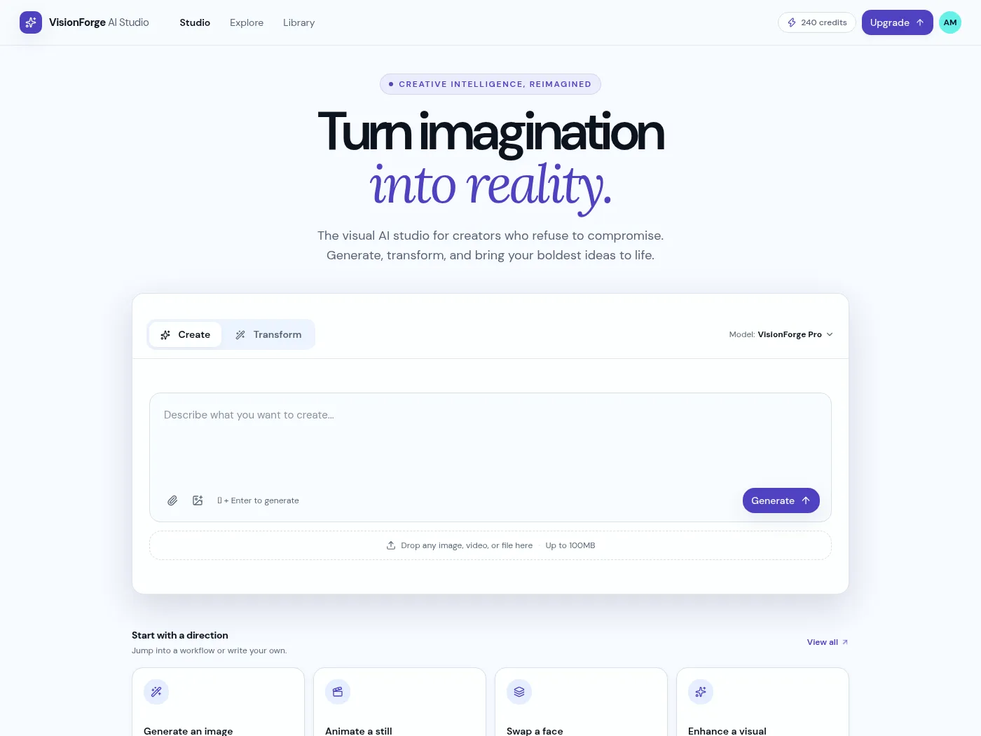 VisionForge AI Studio
