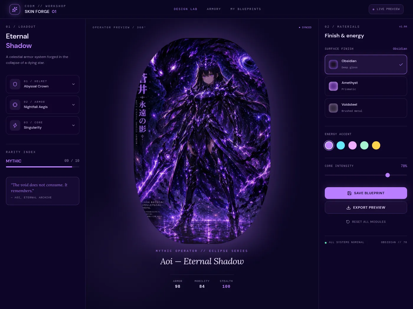 CODM Skin Designer