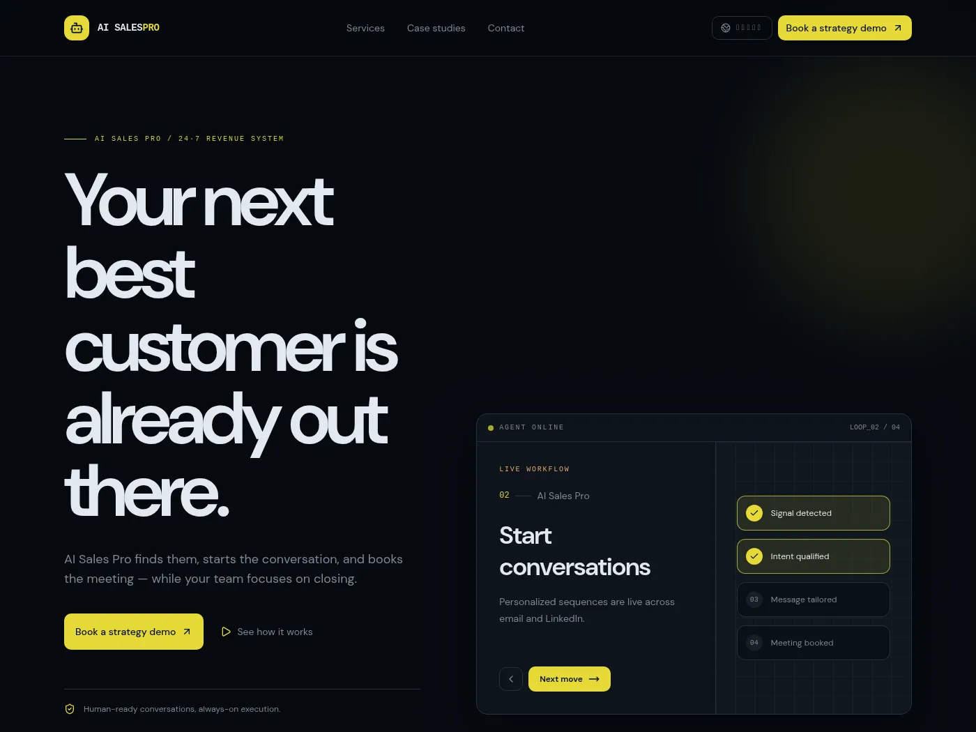 AI Sales Pro Site