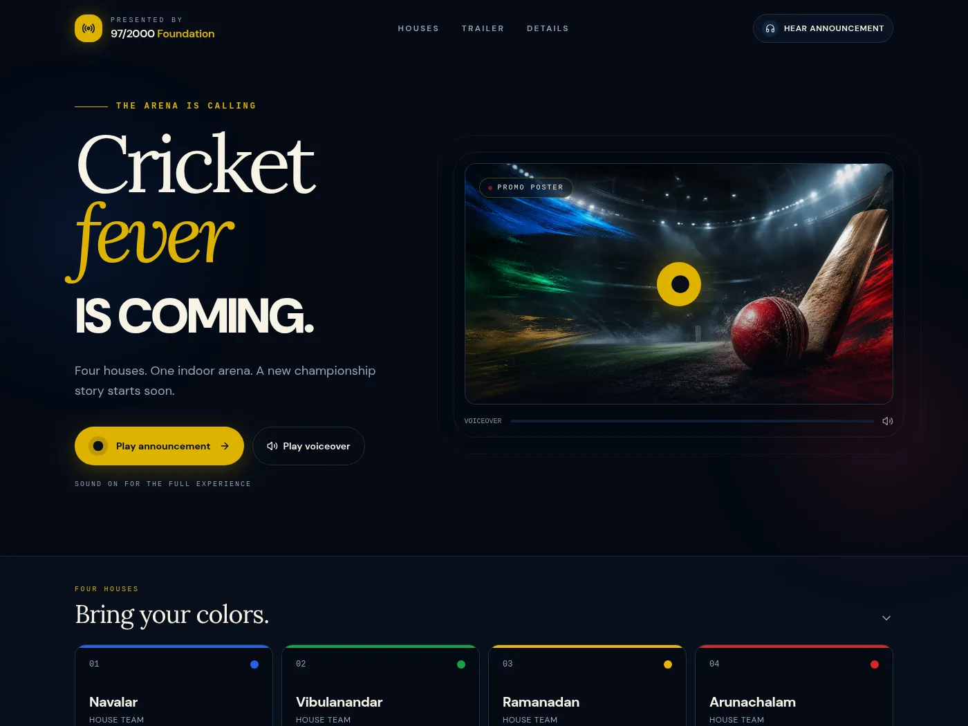 Cricket Fever Promo Maker