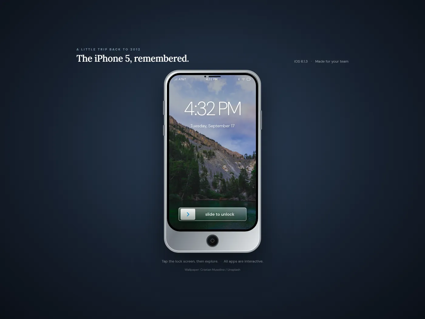 iOS 6 Retro Web App