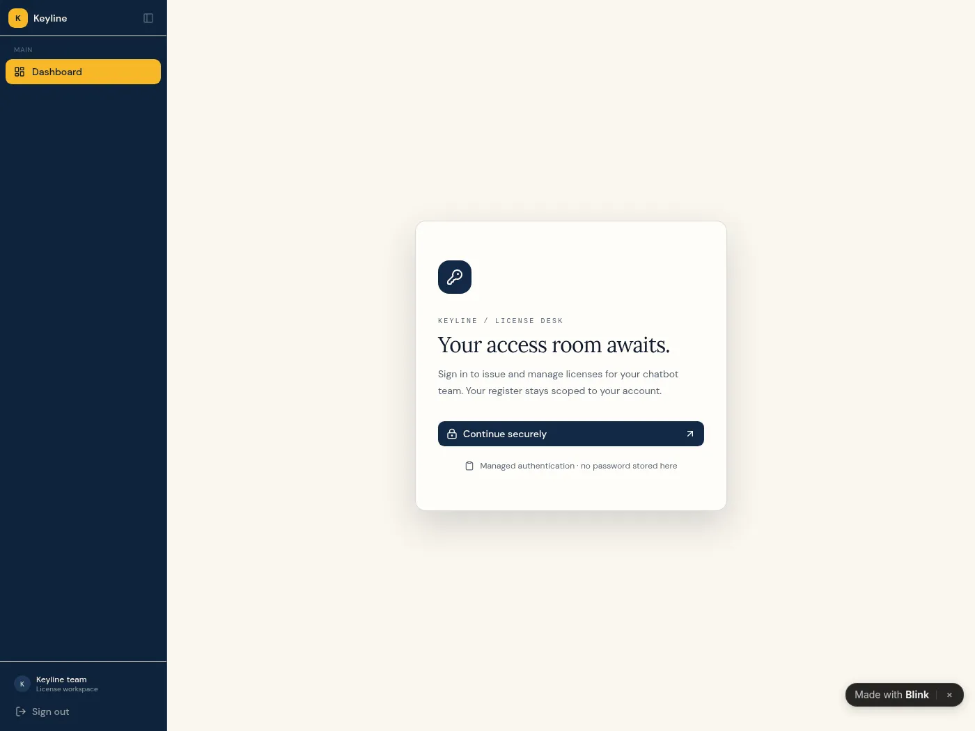 Chatbot License Manager