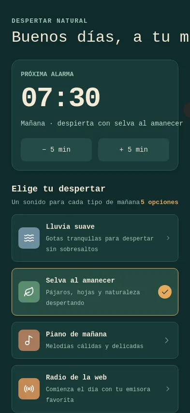 Despertar Natural App