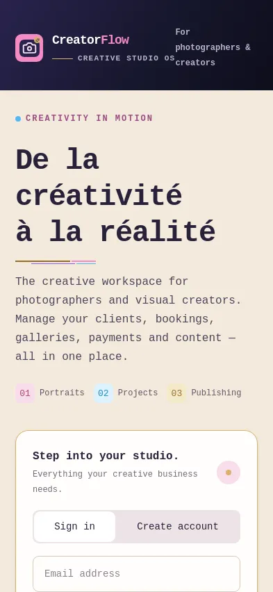 CreatorFlow App