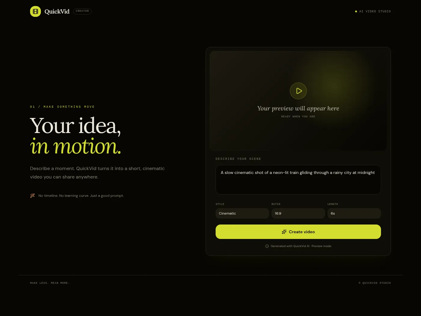 QuickVid Creator