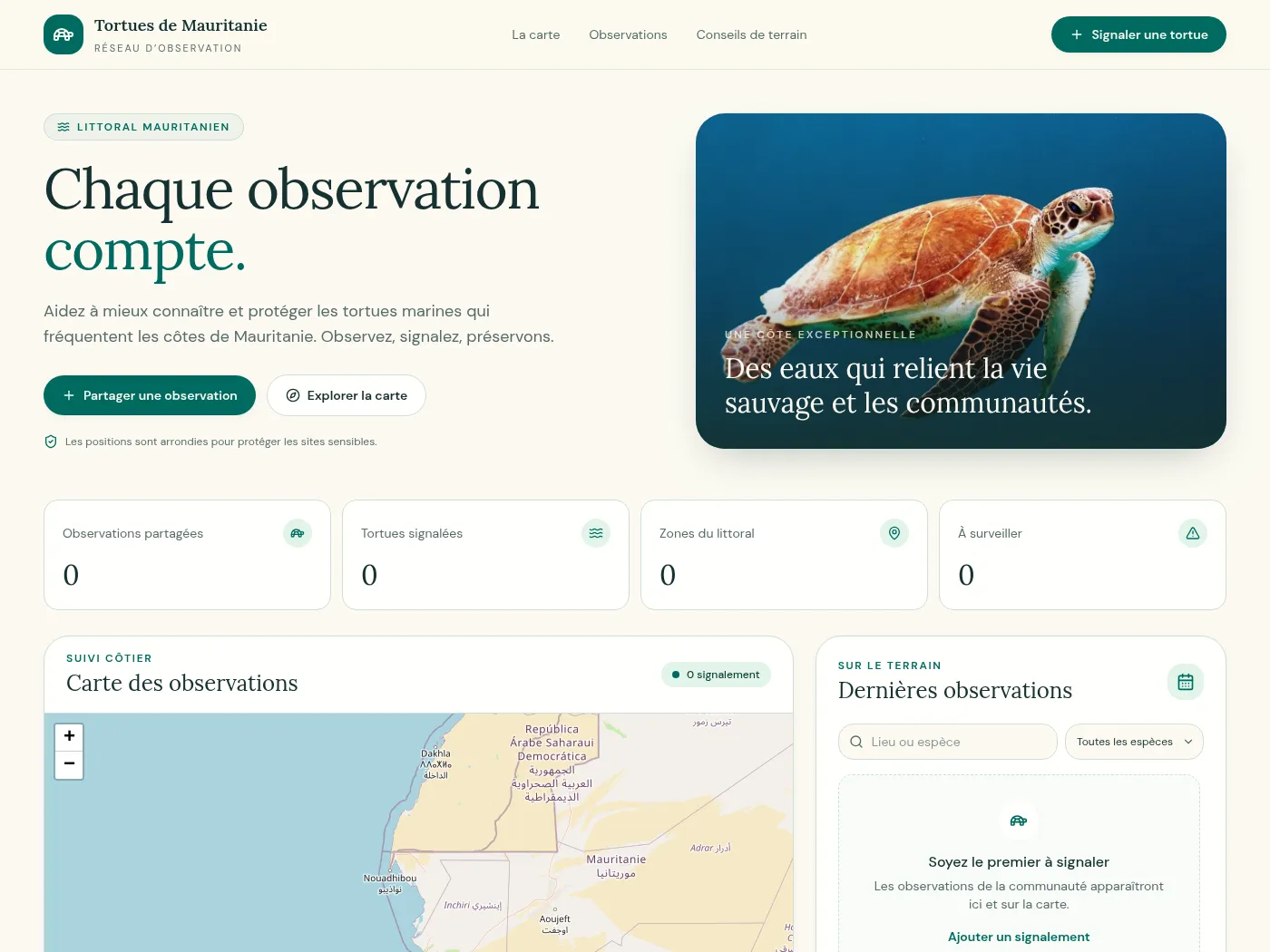 Mauritania Turtle Tracker