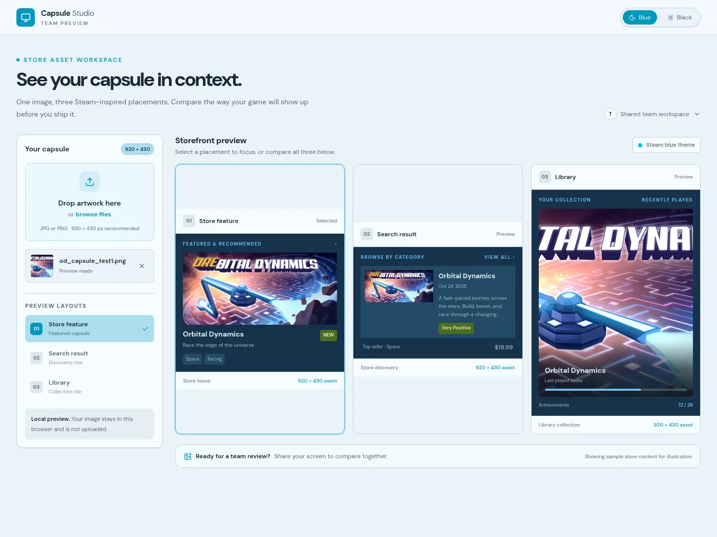 Steam Capsule Previewer