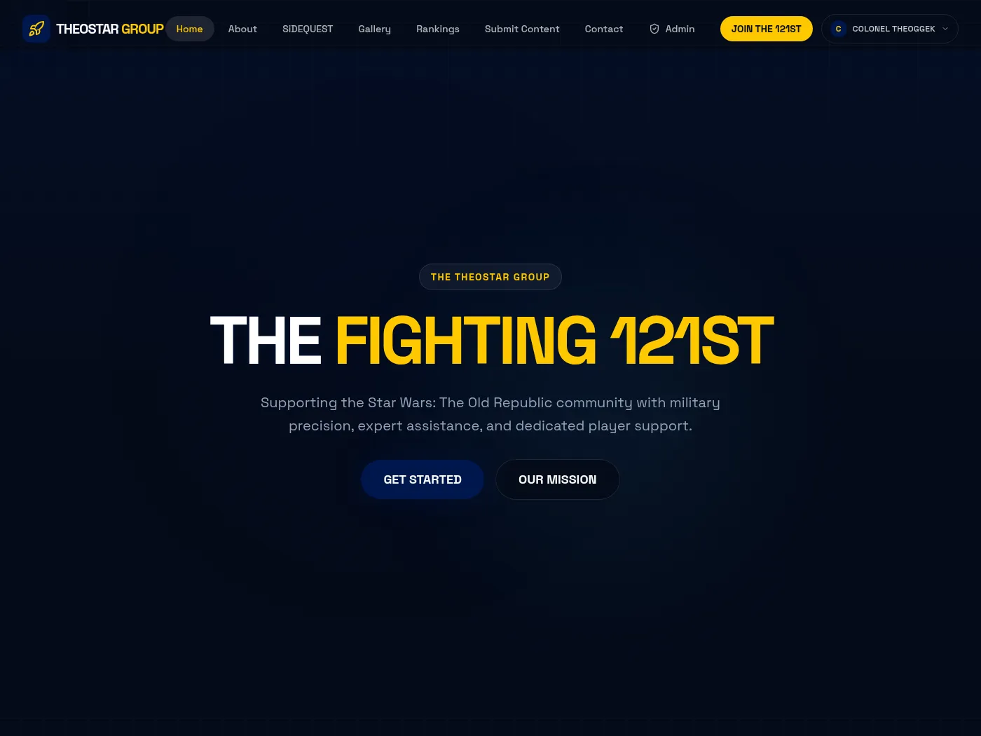 TheoStar Modern Web Revamp