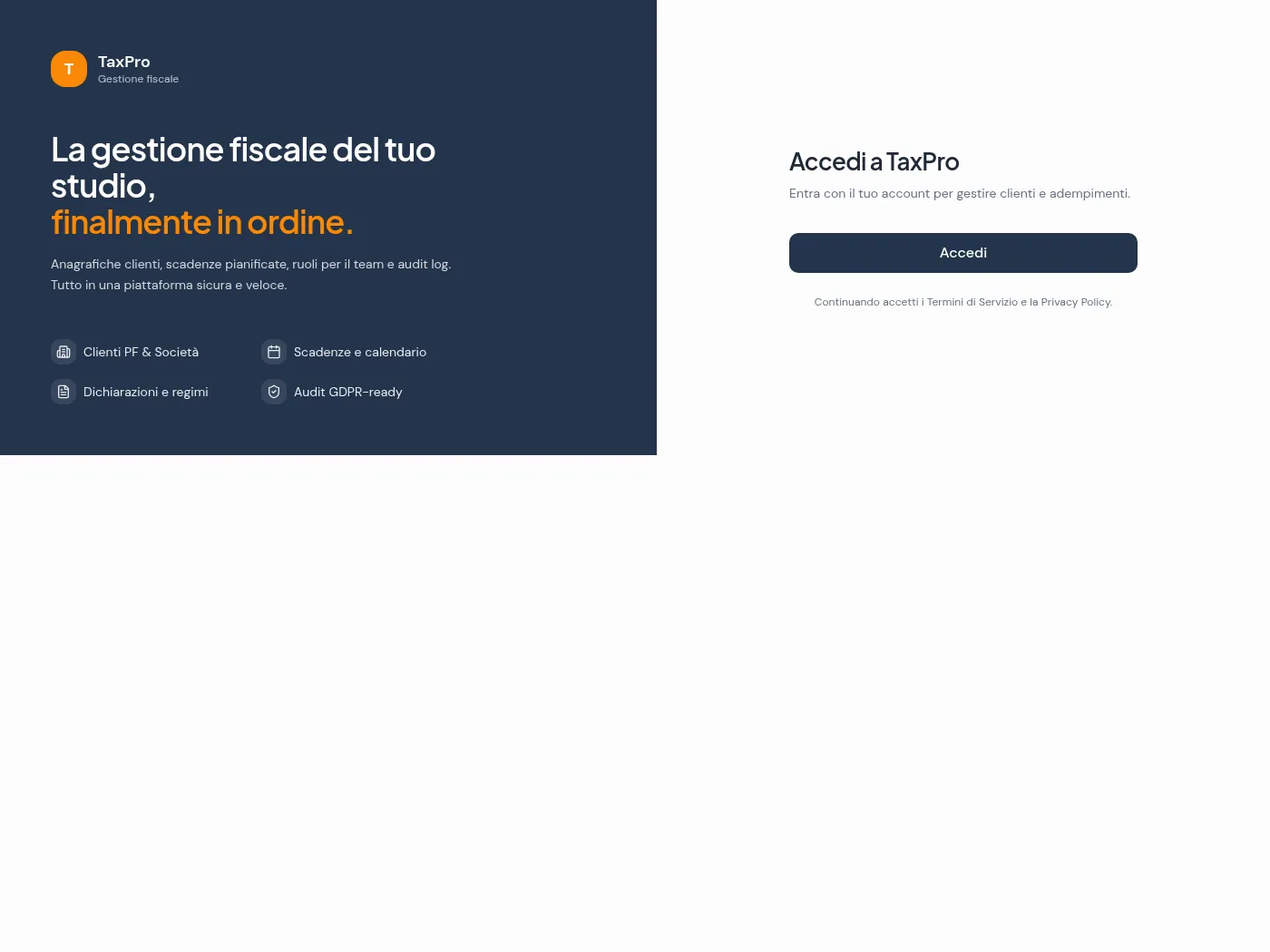 TaxPro Gestione Fiscale