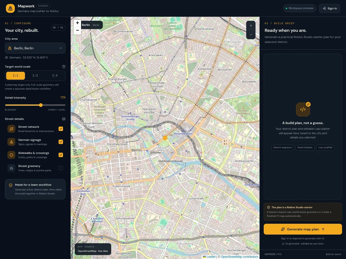 Germany Map AI Builder