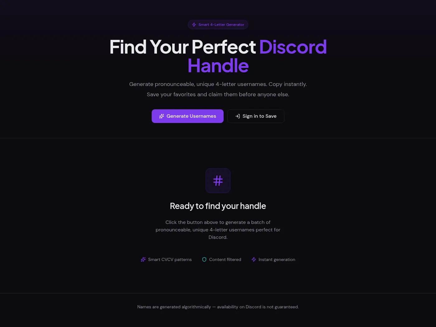 Unique Username Finder