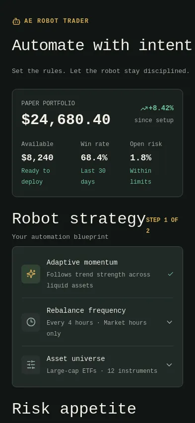 Ae Robot Trader