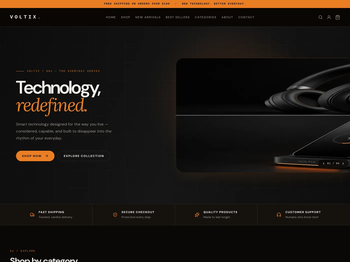 Voltix Storefront Designer