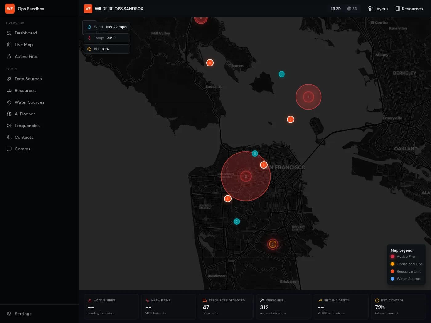 Wildfire Ops Sandbox