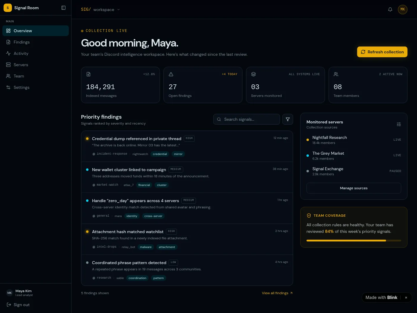 Discord OSINT Aggregator
