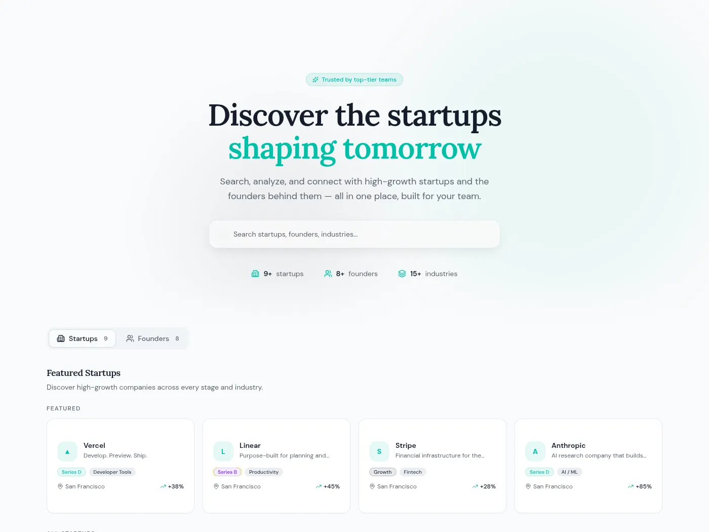 ZSearcher Founders Hub