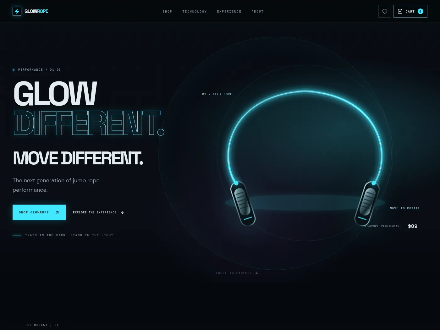 GlowRope Neon E-Commerce