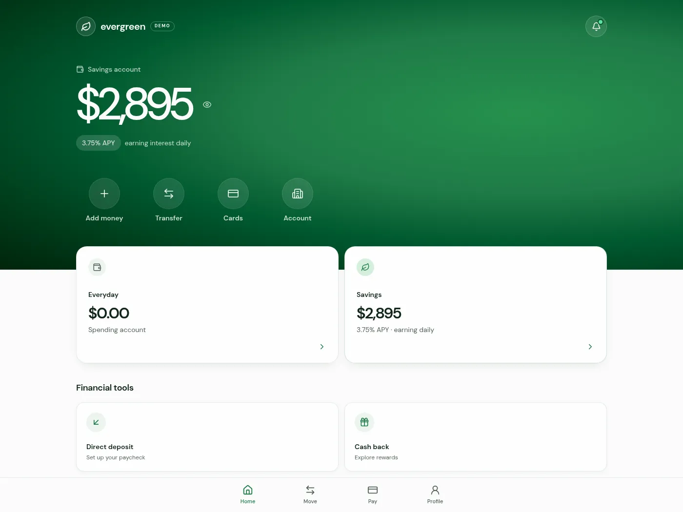 Savings Account Balance App