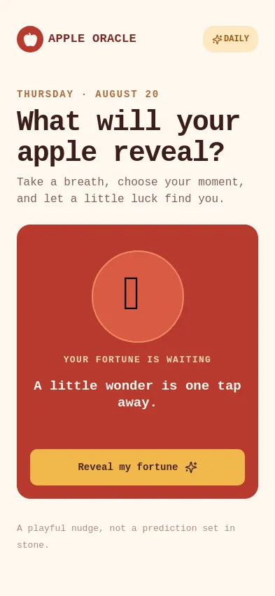 Apple Fortune Predictor