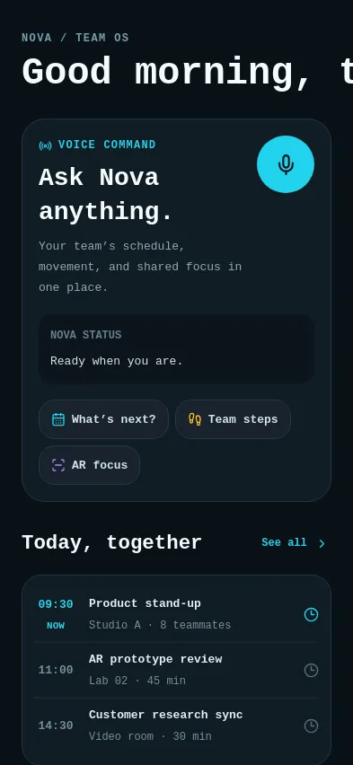 AR Voice Assistant