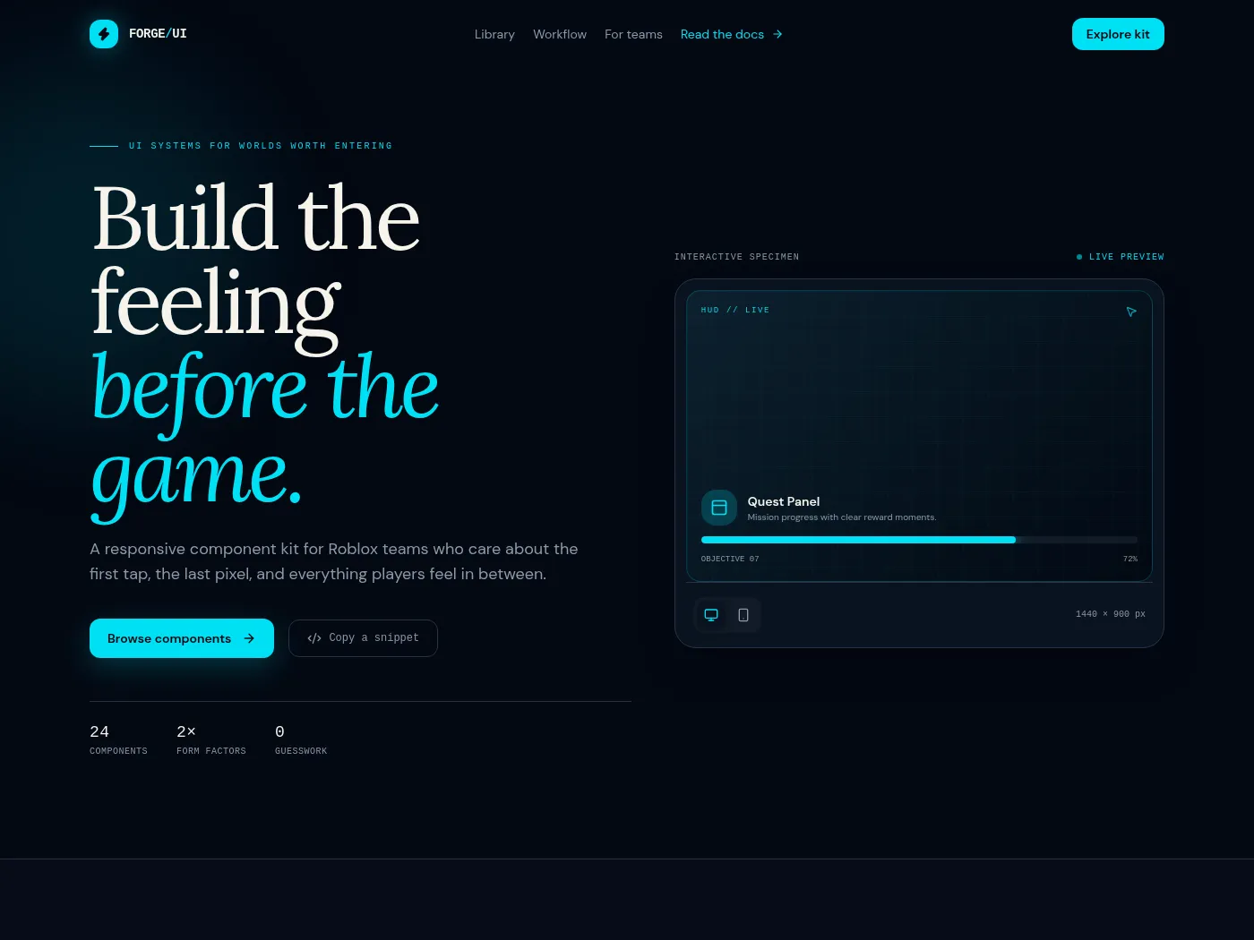 Roblox UI Kit Pro