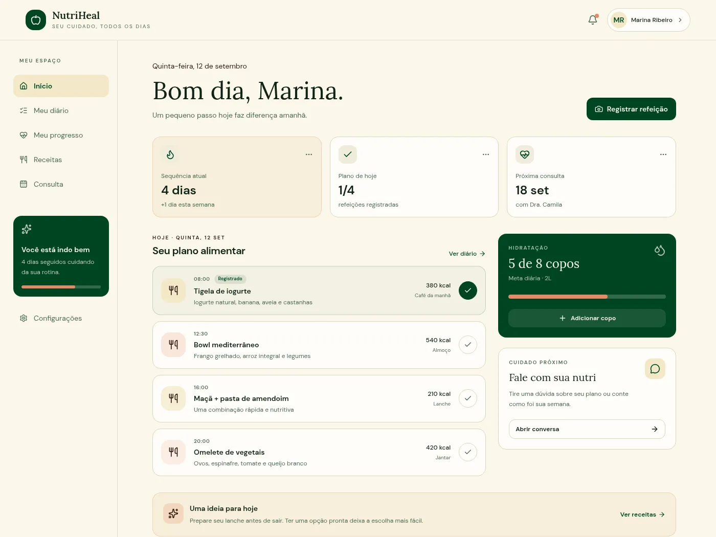 NutriHealth Platform