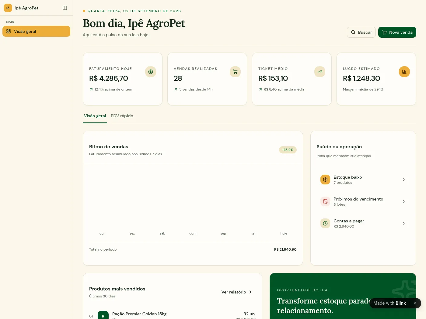 Ipê AgroPet Gestão Pro