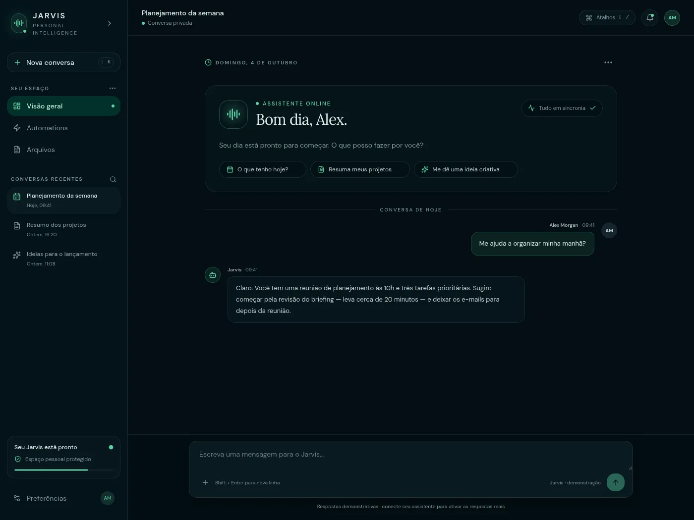 Jarvis UI Design