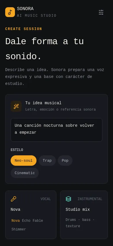 AI Music Studio App