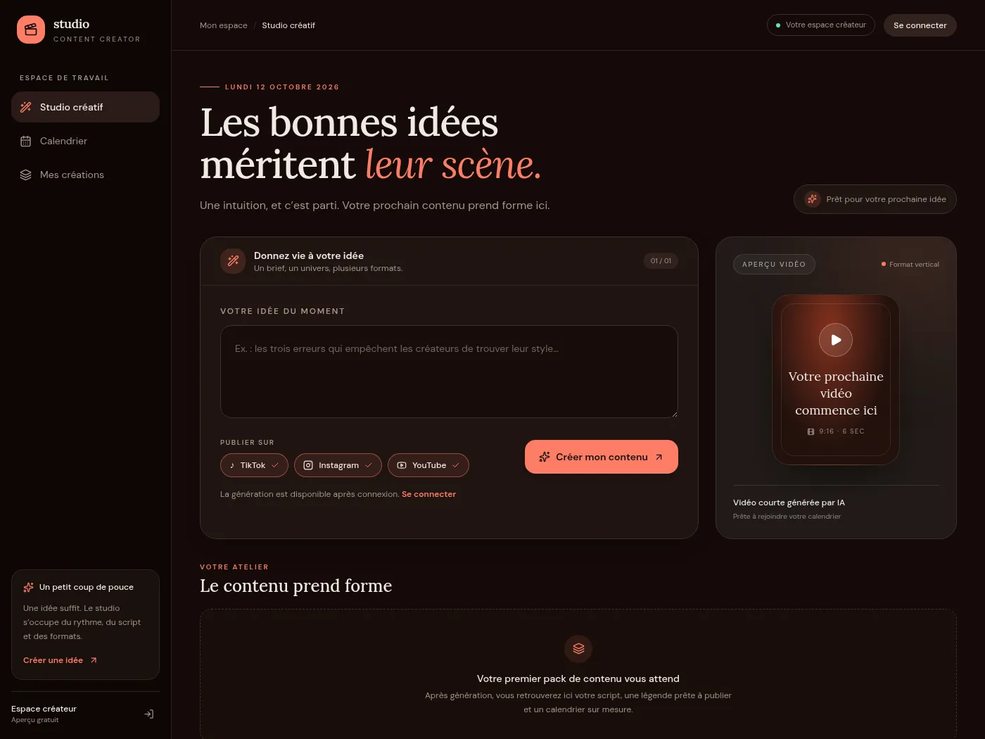 ContentCreator Studio