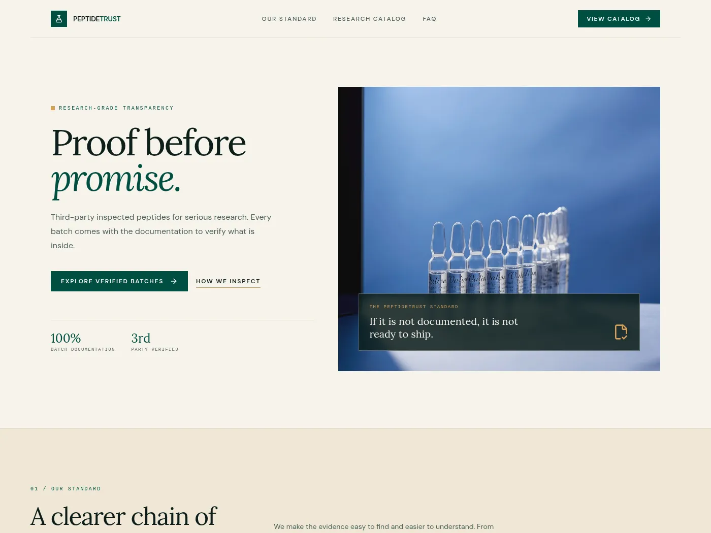 PeptideTrust Web Portal
