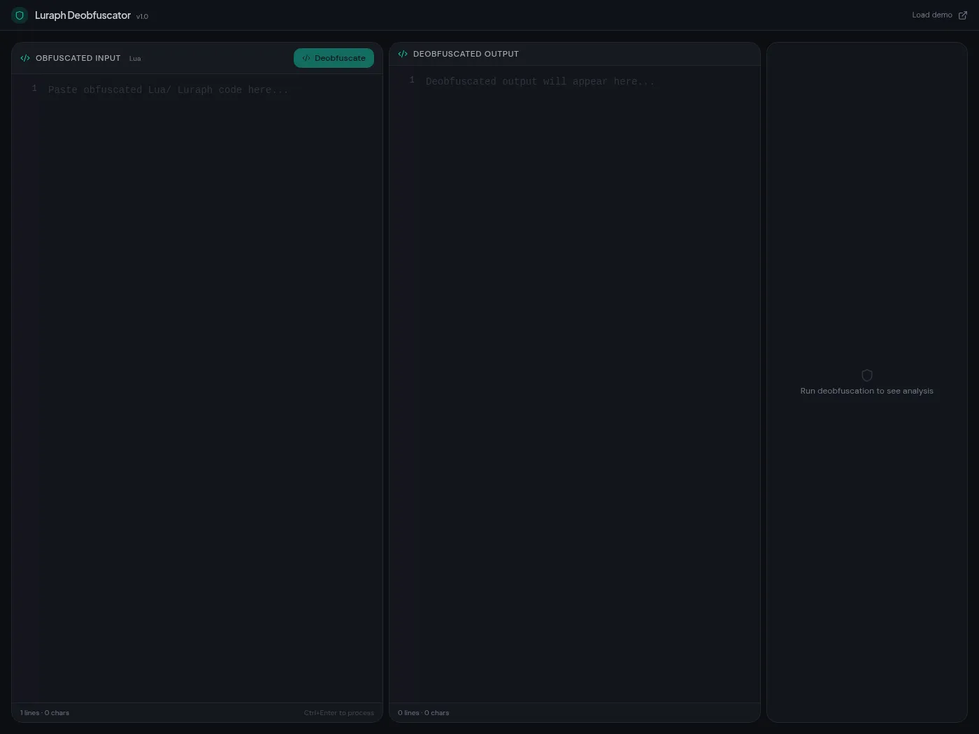 Luraph Deobfuscation Toolkit