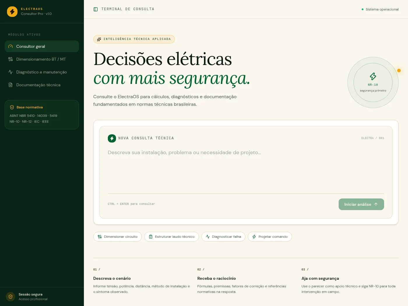 ElectraOS Pro Consultor