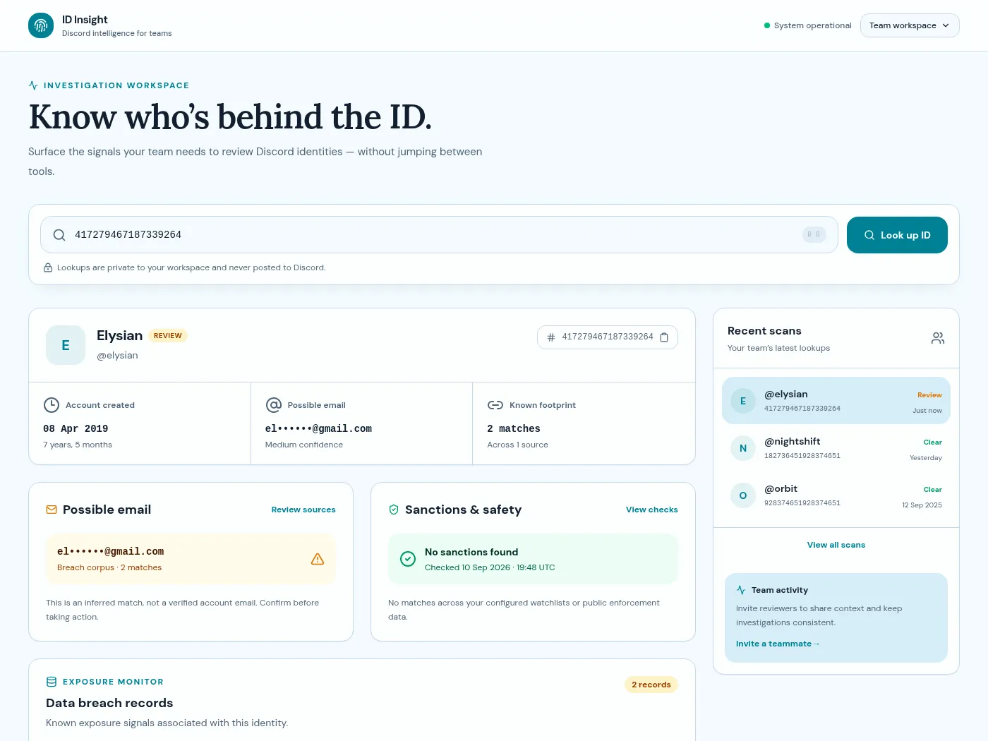 Discord ID Insight