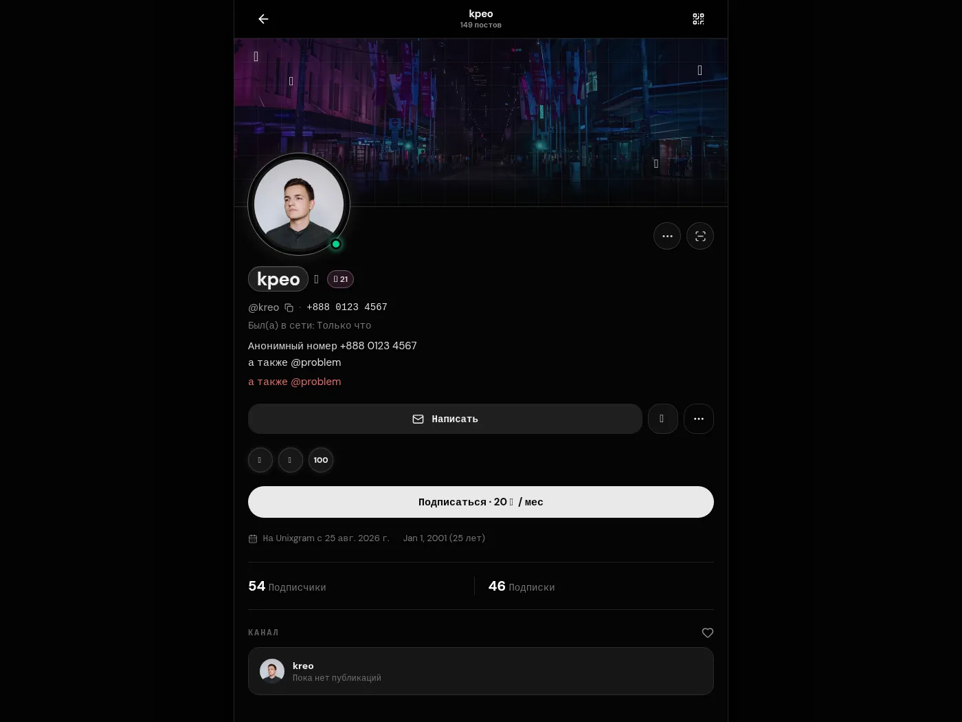Custom Profile Hub