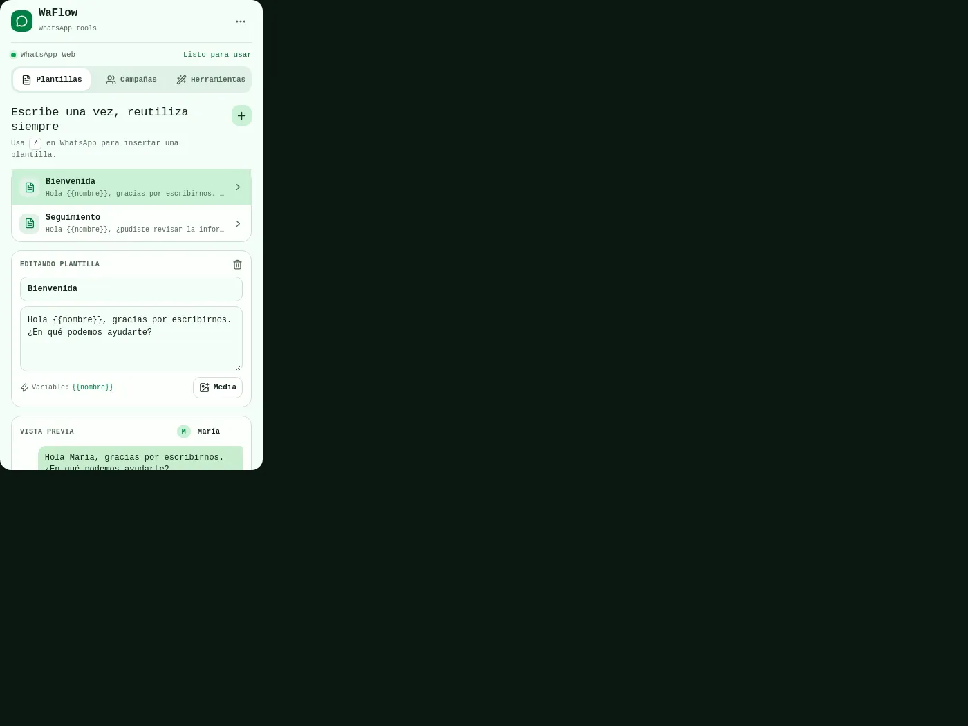 WhatsApp SuperTools Extension