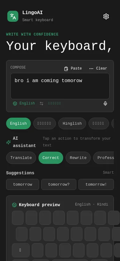 LingoAI Keyboard