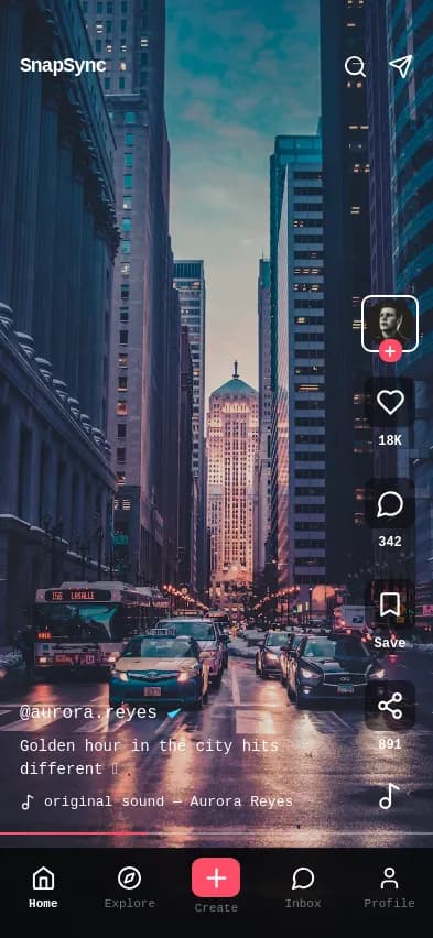 SnapSync Video App