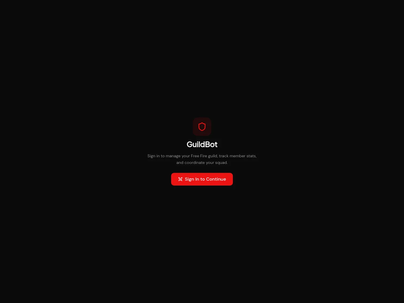 GuildBot Free Fire Manager