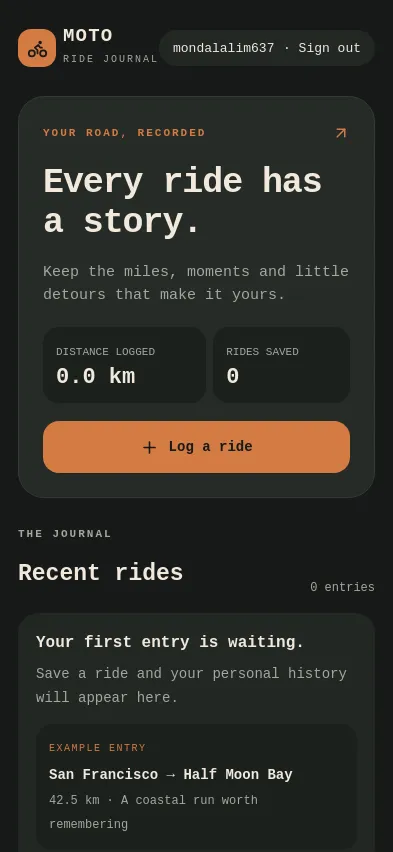 Moto Diary