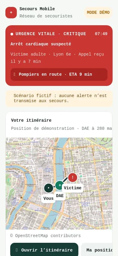 Secours Mobile Alert