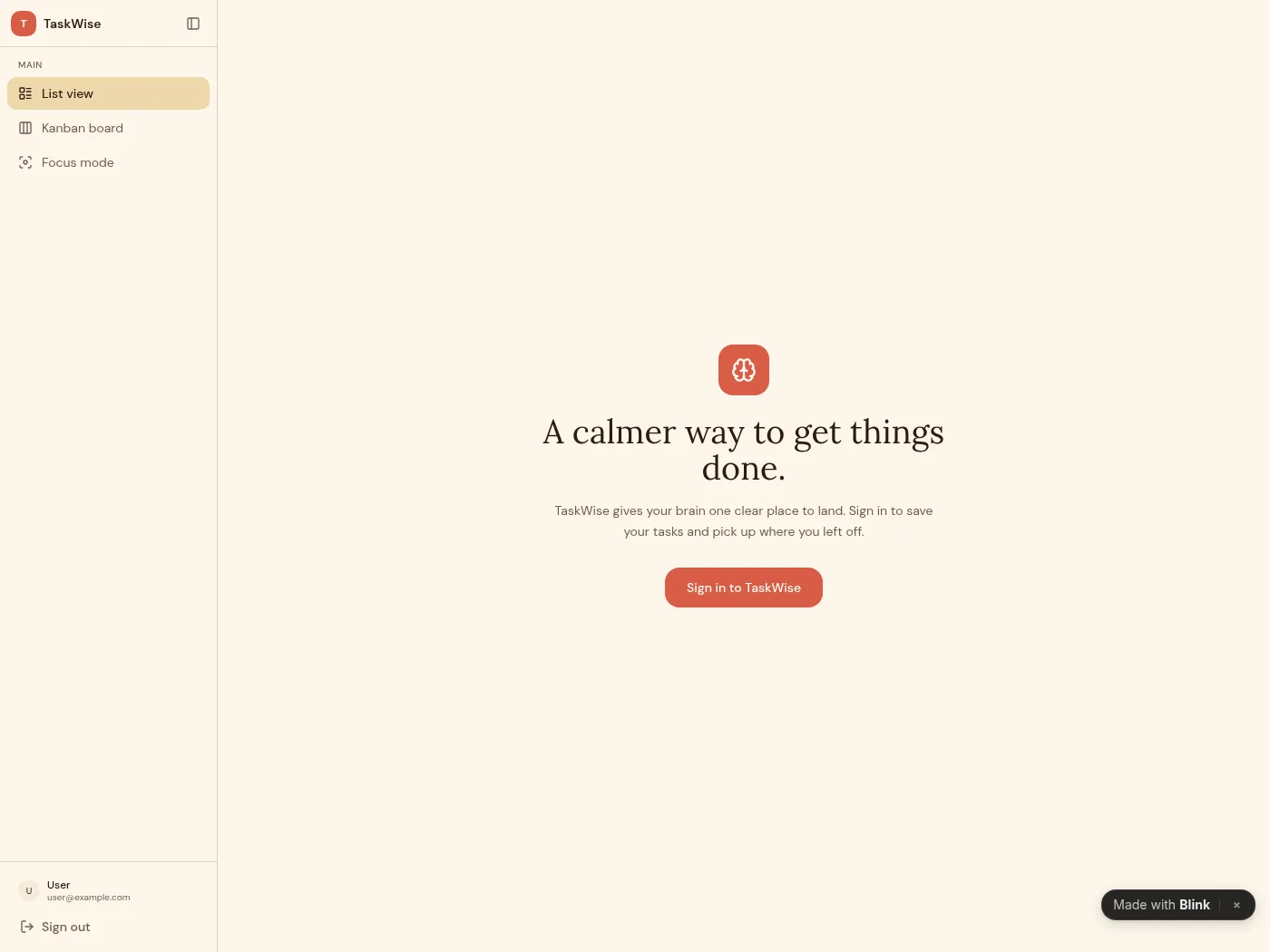 TaskWise ADHD Manager