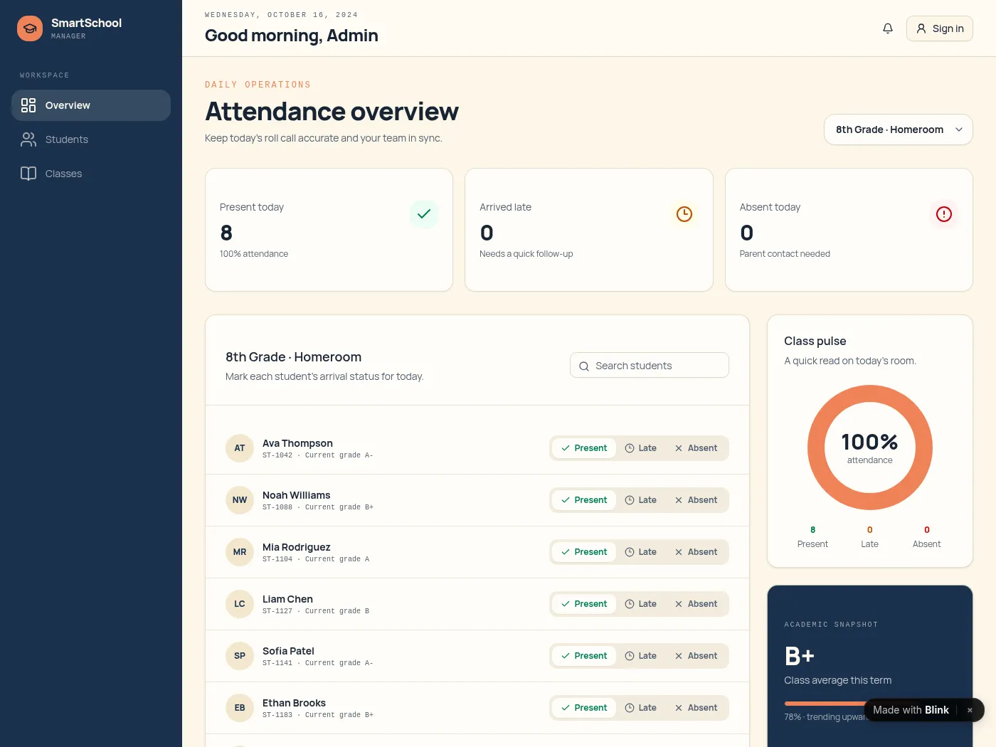 SmartSchool Manager